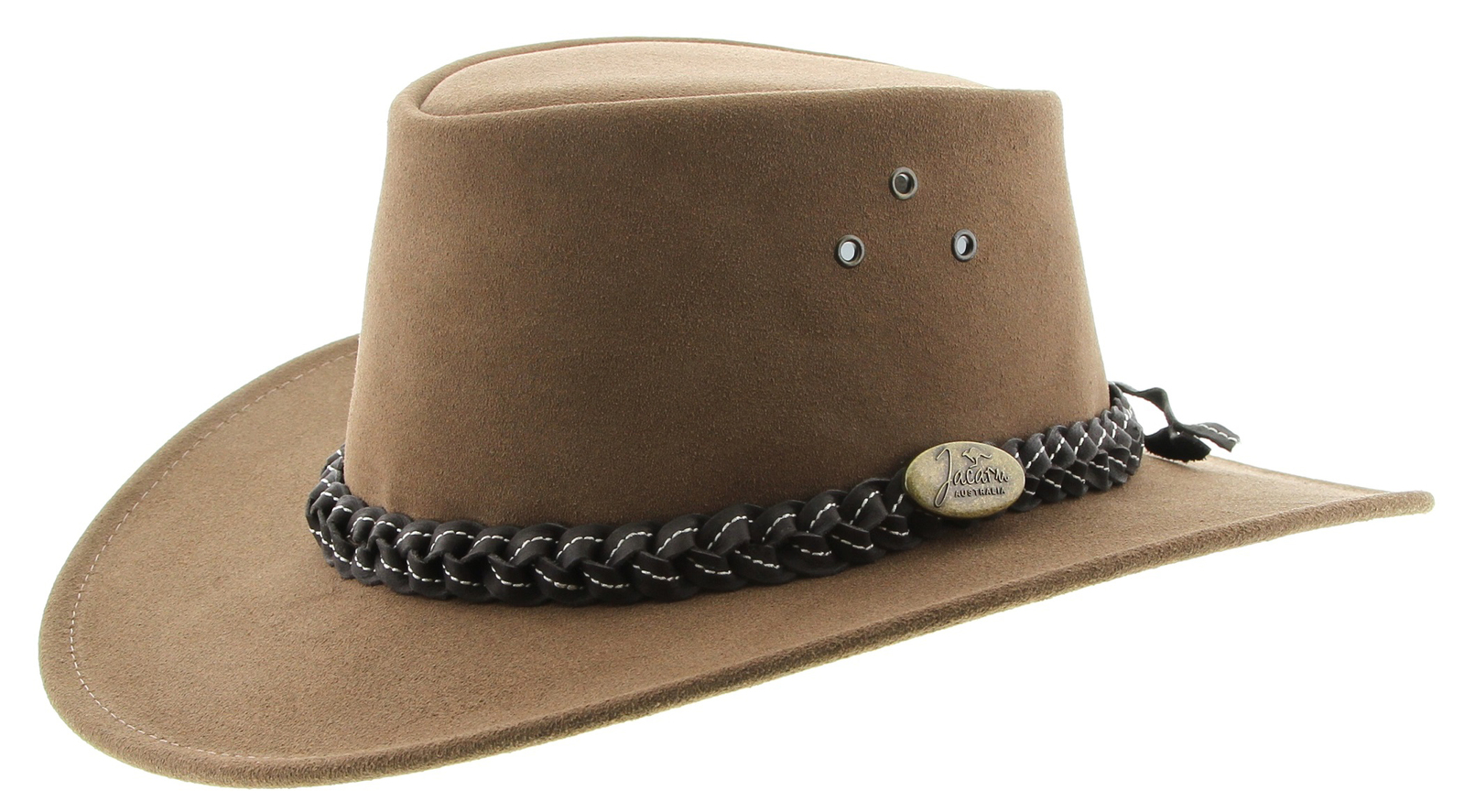 Buy Jacaru Wallaroo Suede Hat (1007) Mushroom Online Australia