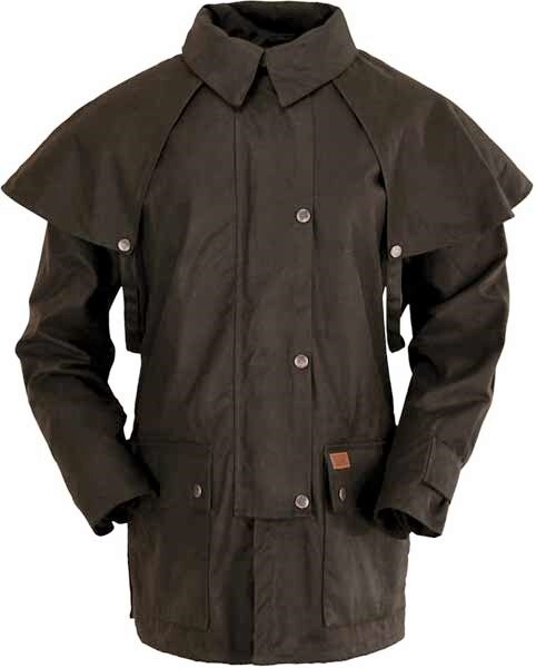 Buy Outback Trading Mens Knee Length Oilskin Jacket (5008) Online Australia