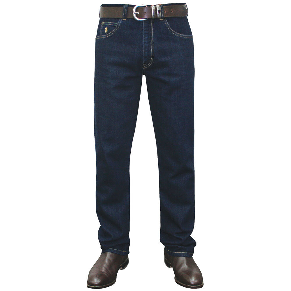 Thomas Cook Mens Stretch Straight Leg Jeans (TCP1230381) Washed Indigo ...