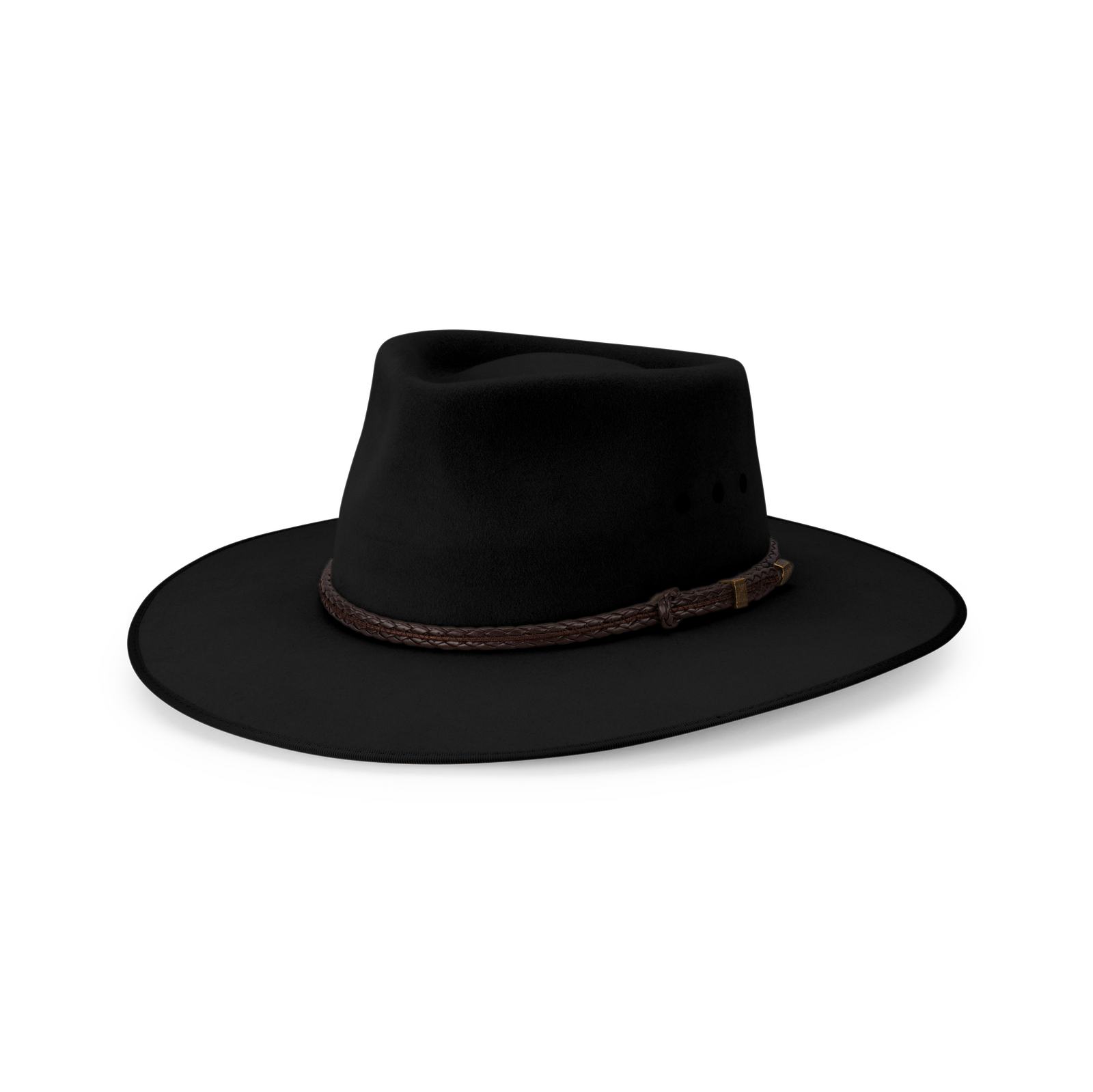Avenel Hats The Grazier Western Hat (22093) Bitumen | Allingtons
