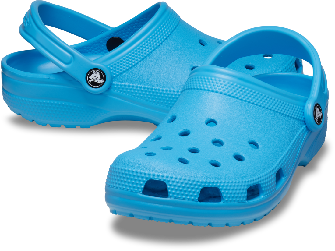 Crocs Childrens Classic Clogs (206991-4OX) Venetian Blue | Allingtons