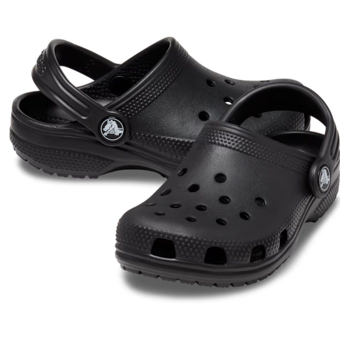 Crocs Toddlers Classic Clogs (206990-001) Black | Allingtons