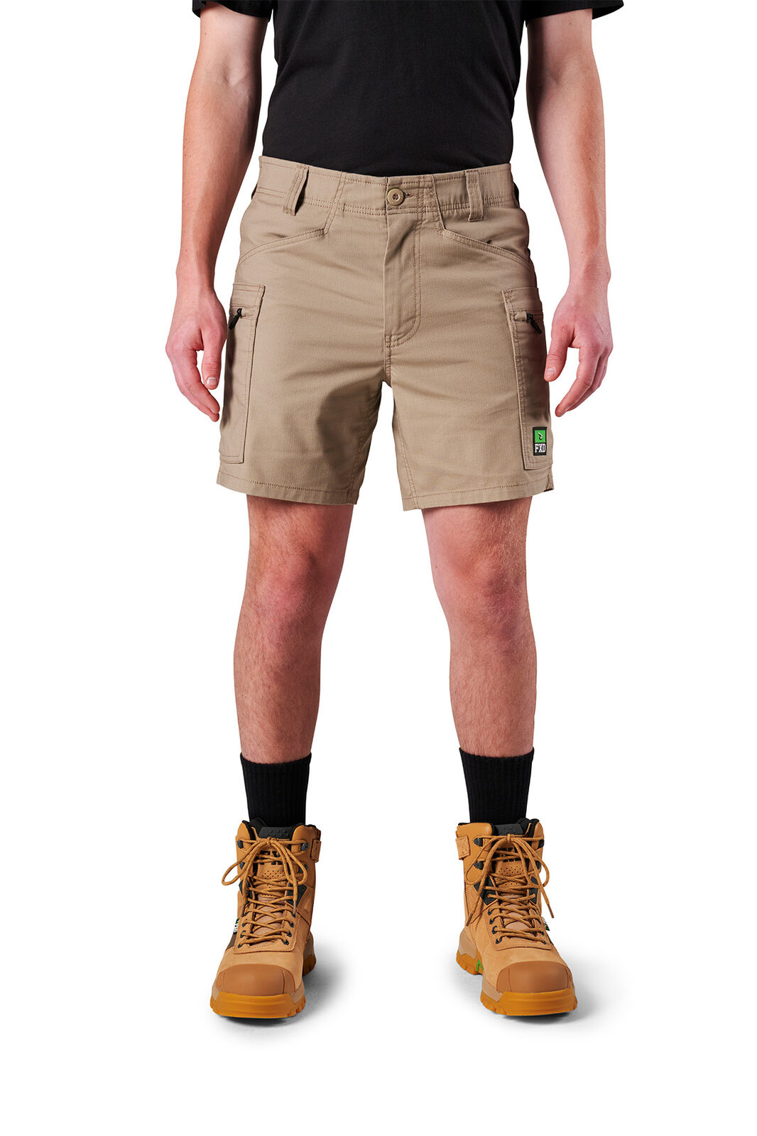 FXD Mens WS-6 Work Shorts (FX02306021) Khaki | Allingtons