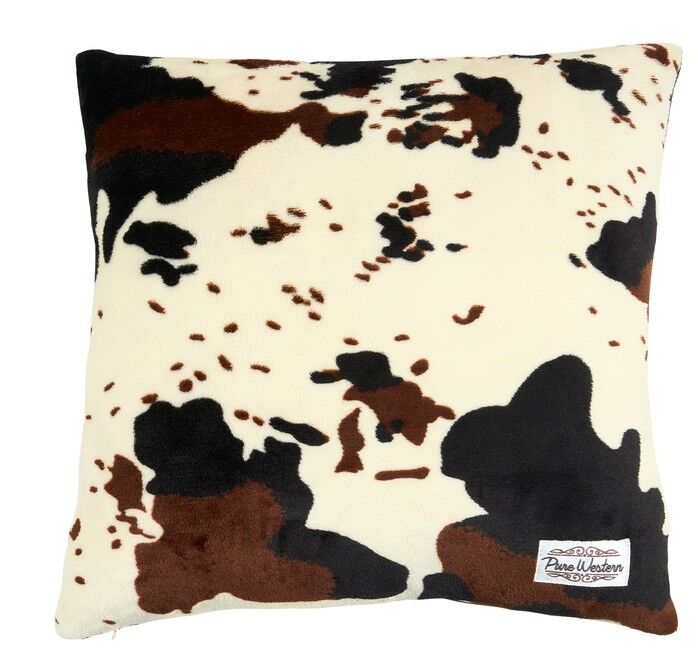 Pure Western Snuggle Cushion (PCP2969CSH) Cow Pattern | Allingtons