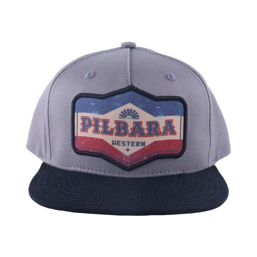Ritemate Unisex Pilbara Oil Can Cap (RMTC005) Charcoal/Black Peak OSFM ...