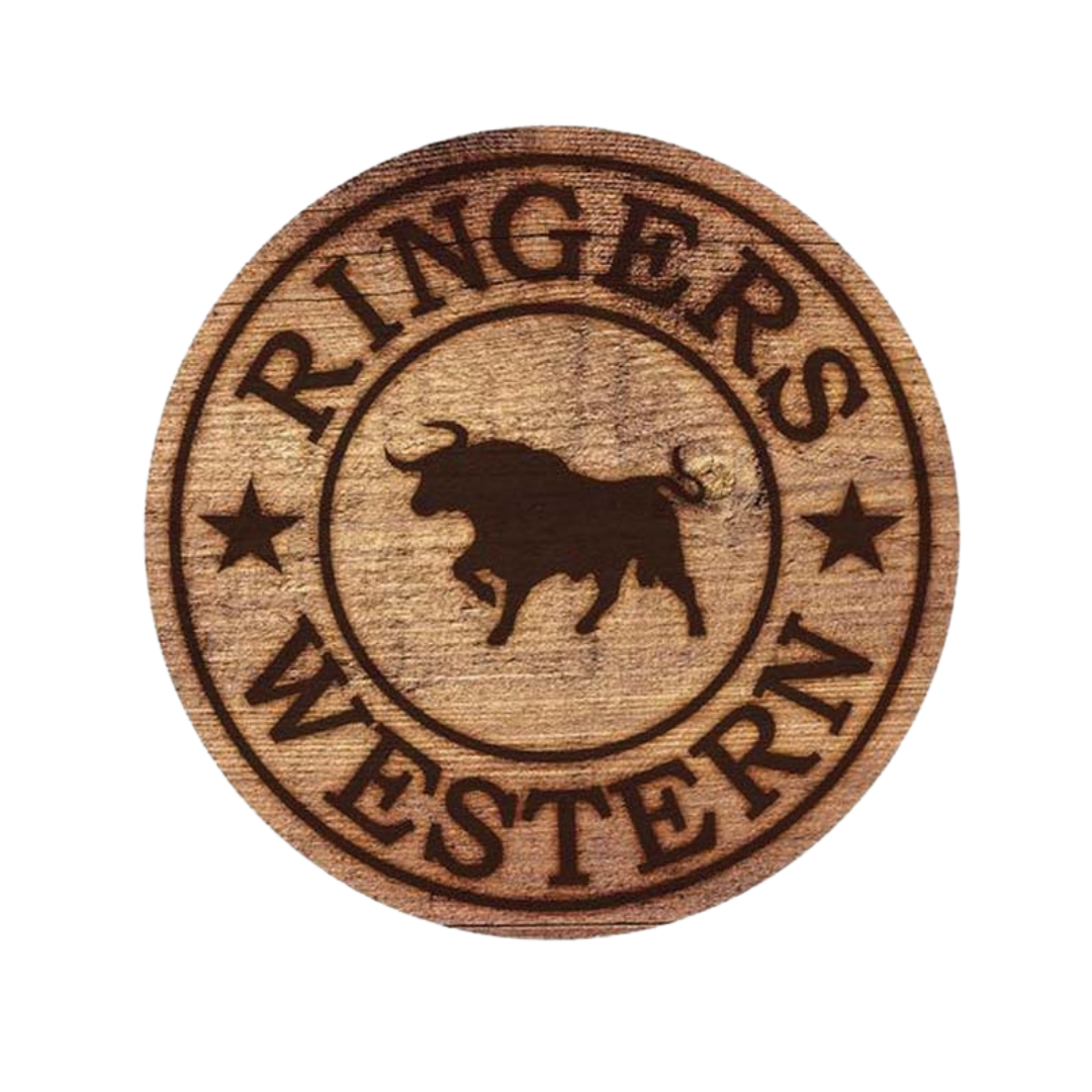 Ringers Western RW Logo Sticker (172124006) Wood | Allingtons